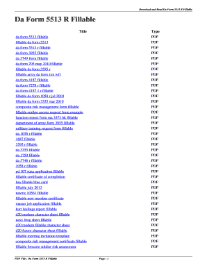 Fillable Online rhesus Da Form 5513 R - rhesusinfo Fax Email Print ...