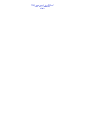 Fillable Online Social security form 3368 - Bing - pdfsdircom Fax Email ...