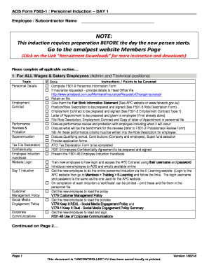 Fillable Online Form Title AOS Form DocNo Fax Email Print - pdfFiller