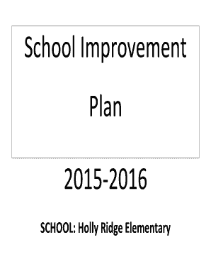 Fillable Online SCHOOL Holly Ridge Elementary Fax Email Print - pdfFiller