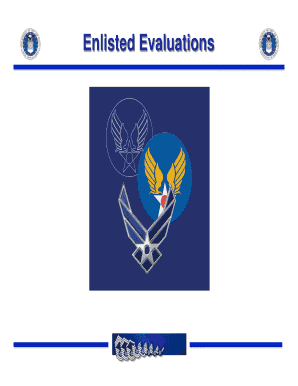 Fillable Online Enlisted Evaluations Fax Email Print - pdfFiller