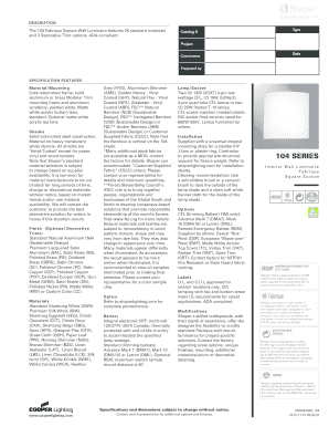 Fillable Online Shades Installation - Cooper Industries Fax Email Print ...