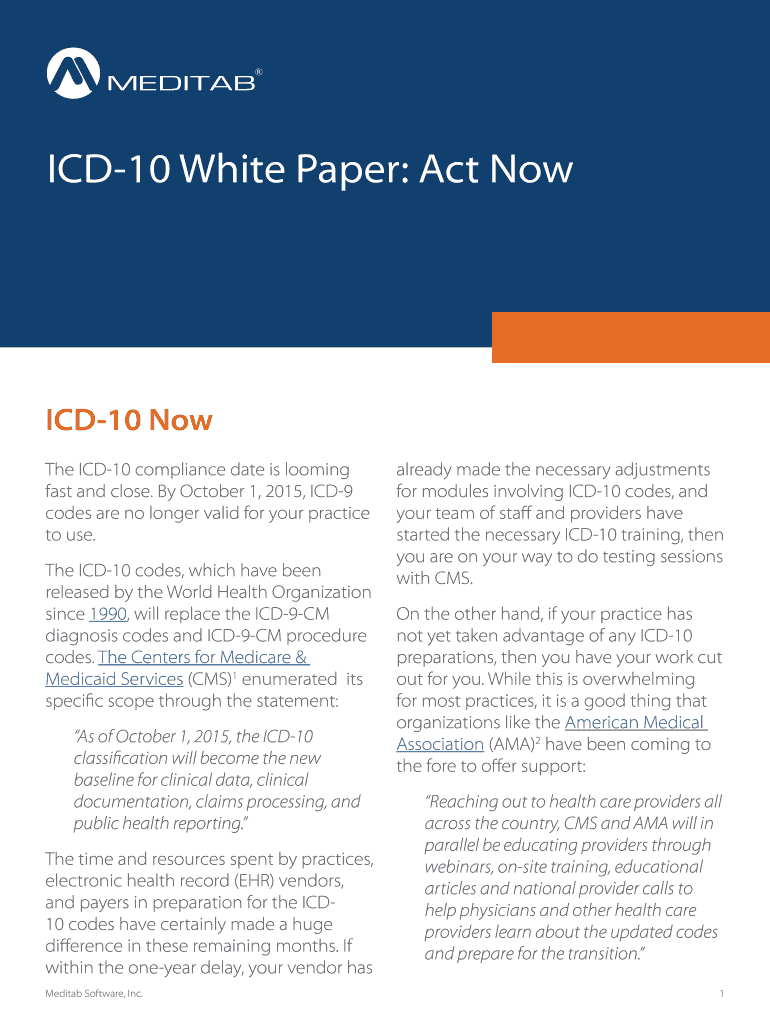 Fillable Online ICD-10-white-paperpdf Fax Email Print - pdfFiller