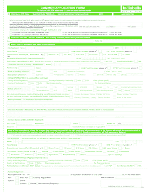 Fillable Online Common Application Form 4 pages - Trendz Fax Email ...