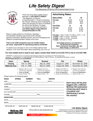 Fillable Online fcia Life Safety Digest - FCIA - fcia Fax Email Print ...