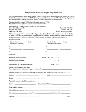 Fillable Online magruderchecksample Magruder Reserve Sample Request ...