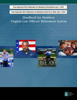 Fillable Online ncpso-va Handbook for Members Virginia Law Officers ...