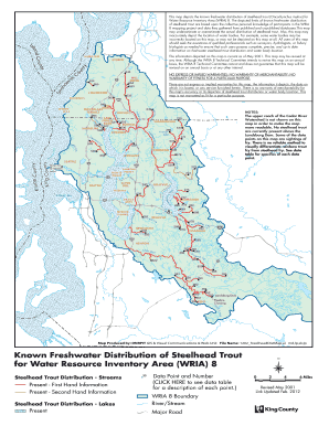 Fillable Online This map depicts the known freshwater distribution of ...