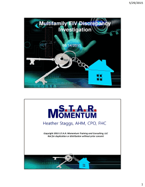 Fillable Online Multifamily EIV Discrepancy Fax Email Print - pdfFiller