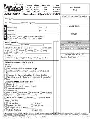 Fillable Online blink ucsd Imprints Large-format Order Form- REG ...