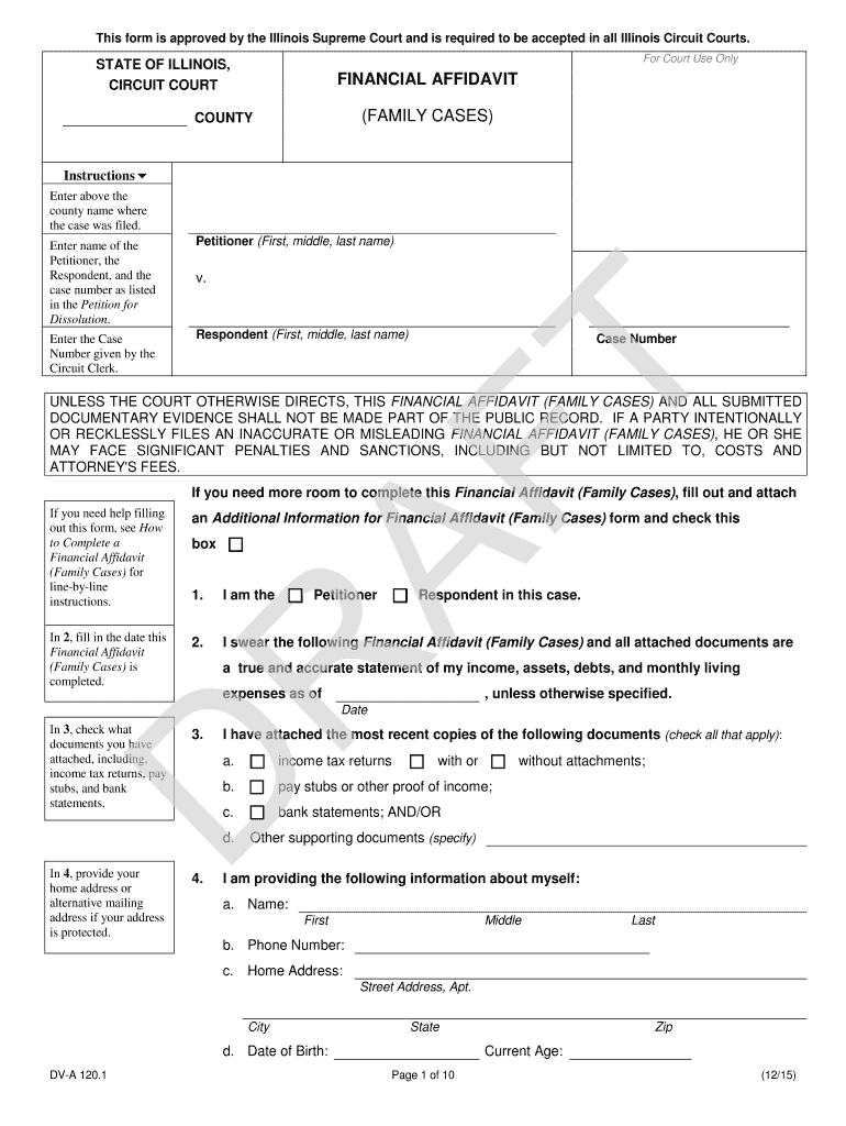 Fillable Online Illinois Statewide bFormsb - DRAFT - bFinancial ...