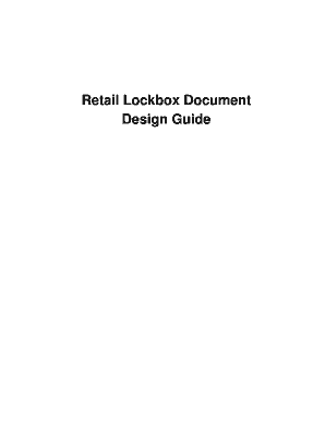 Fillable Online Retail Lockbox Document Design Guide - Transaction ...