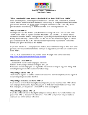 Fillable Online What you should know about Affordable Care Act - IRS ...