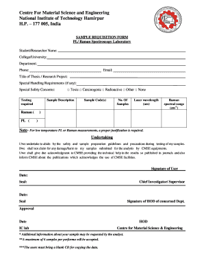 Fillable Online SAMPLE REQUISITION FORM Fax Email Print - pdfFiller