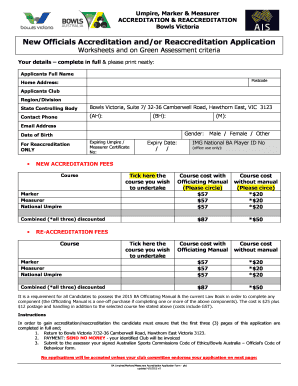 Fillable Online 2015 New BV Application - Umpire Marking Measurer v2 - pkddocx Fax Email Print ...