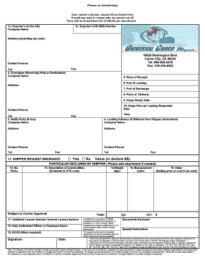 Fillable Online Instructions on how to fill up Shipper Letter of ...