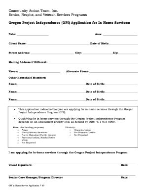 Fillable Online OPI Application Fax Email Print - pdfFiller