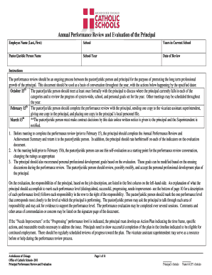 Fillable Online Annual Performance Review and Evaluation of the ...