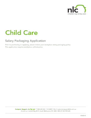 Fillable Online Salary Packaging Application Fax Email Print - pdfFiller