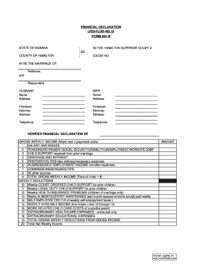 Fillable Online IN THE HAMILTON SUPERIOR COURT # Fax Email Print ...