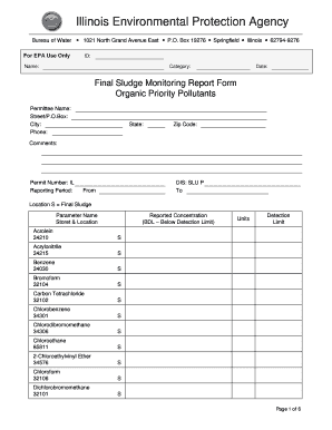 Fillable Online Name Category Date - Illinois EPA Fax Email Print ...