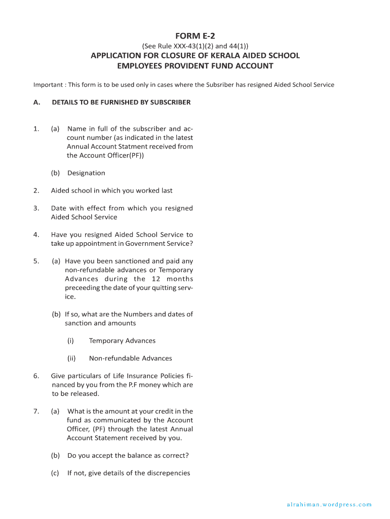 Fillable Online FORM E-2 - WordPresscom Fax Email Print - pdfFiller