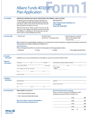 Fillable Online 403b7 Custodial Account Application and Forms Fax Email ...