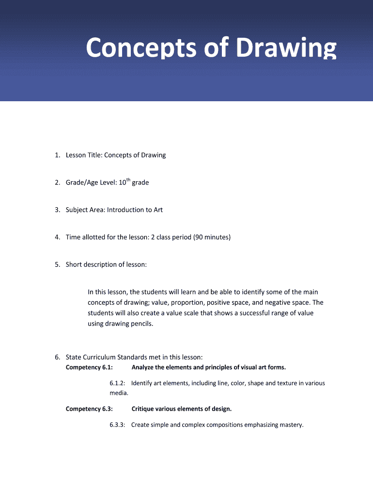 Fillable Online Concepts of Drawing Fax Email Print - pdfFiller