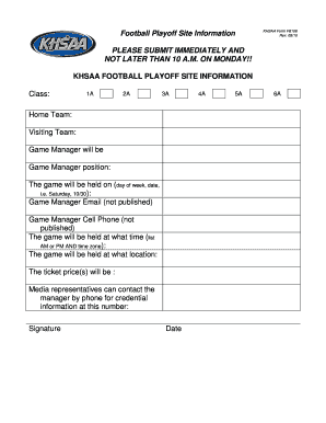 Fillable Online khsaa KHSAA Form XC106 - khsaa Fax Email Print - pdfFiller