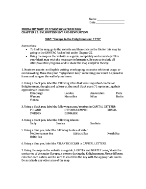 Fillable Online CHAPTER 22 ENLIGHTENMENT AND REVOLUTION Fax Email Print ...