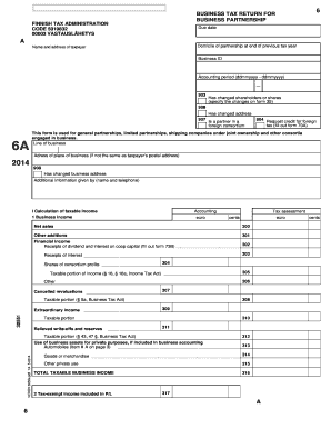 Fillable Online BUSINESS TAX RETURN FOR Fax Email Print - pdfFiller