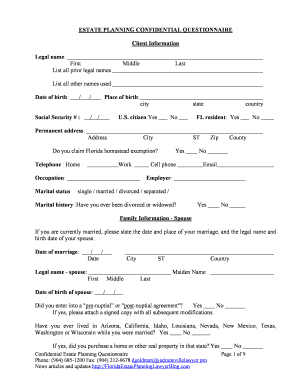 Fillable Online jacksonvillelawyer Florida estate planning ...