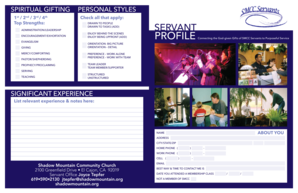 Fillable Online St nd rd th top Strengths servant profile - San Diego ...