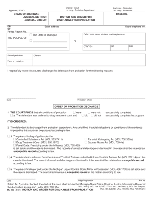 Fillable Online Original - Court Approved SCAO 3rd copy - Prosecutor ...