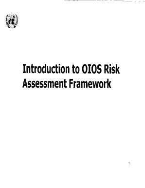 Fillable Online Introduction to OIOS Risk Fax Email Print - pdfFiller