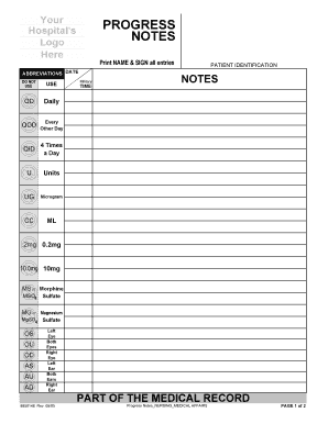 Fillable Online PATIENT IDENTIFICATION NOTES - Hospital Forms Fax Email ...