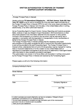 Fillable Online AES Written Authorization Format for FPPI Fax Email ...