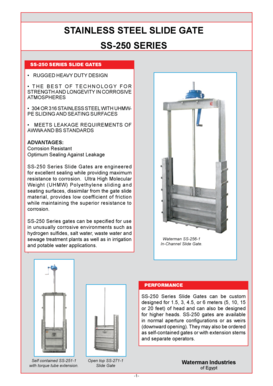 Waterman Slide Gates - Fill Online, Printable, Fillable, Blank | pdfFiller
