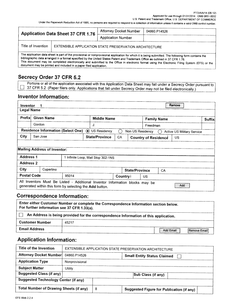 Fillable Online US, Patent Trademark Fax Email Print - pdfFiller