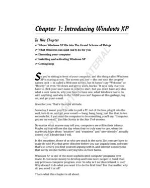 Fillable Online Chapter 1 Introducing Windows XP Fax Email Print ...