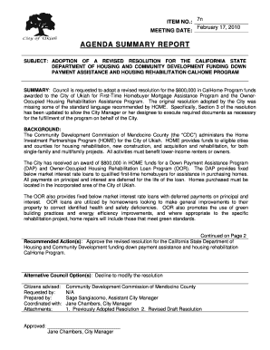 Fillable Online ASR template CC - City of Ukiah Fax Email Print - pdfFiller