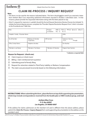 Fillable Online Prior Authorization List - Anthem Fax Email Print ...