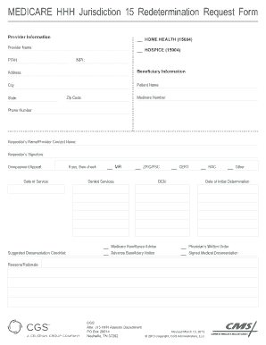 Fillable Online cgs medicare form Fax Email Print - pdfFiller