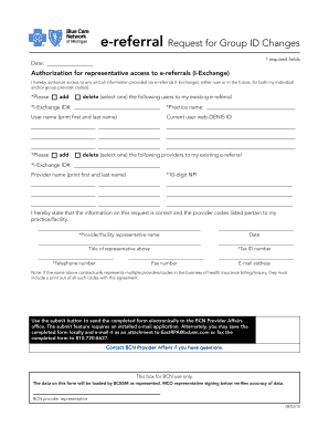Bcn E Referral - Fill Online, Printable, Fillable, Blank | pdfFiller