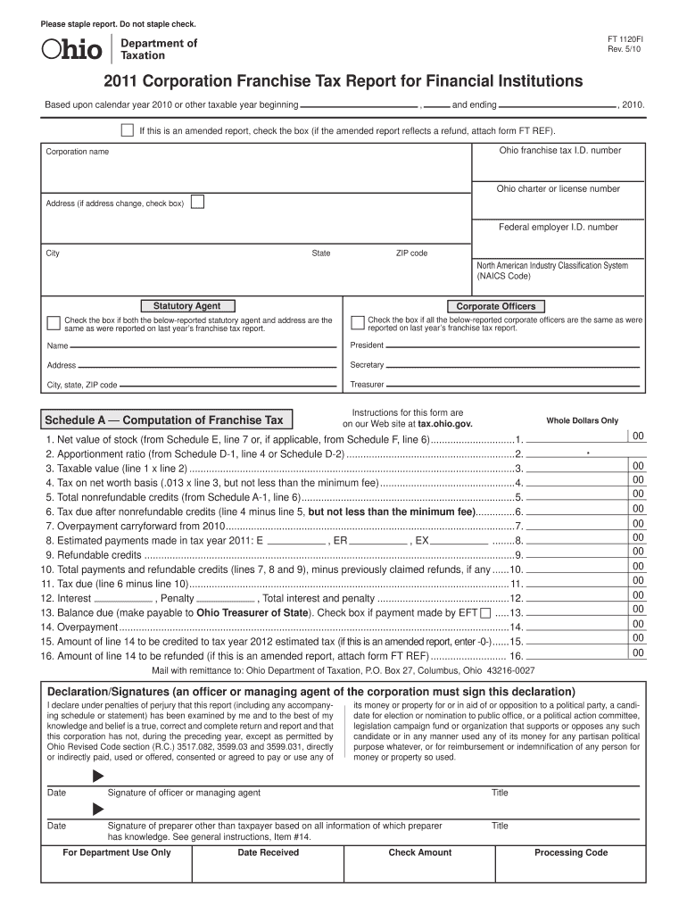 FT 1120FI: Fill out & sign online | DocHub