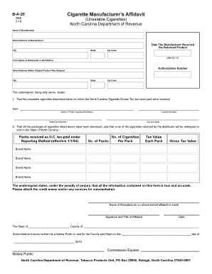 Ba 20 Form - Fill Online, Printable, Fillable, Blank | pdfFiller