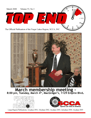 Fillable Online March 2008.indd - Finger Lakes Region, SCCA Fax Email ...