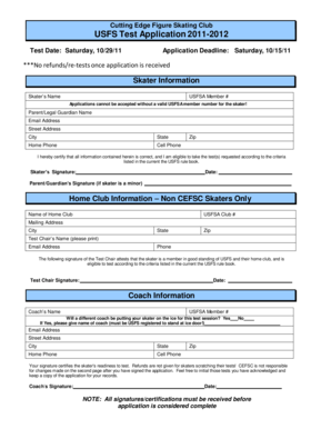 Fillable Online Cutting Edge FSC Test App - TeamUnify Fax Email Print ...