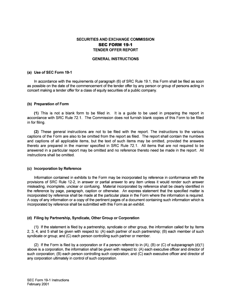 Fillable Online TENDER OFFER REPORT Fax Email Print - pdfFiller