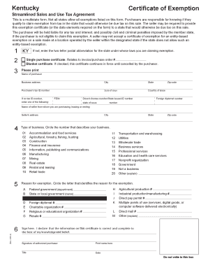 Fillable Online Streamlined Sales Tax Certificate of Exemption - Iowa ...